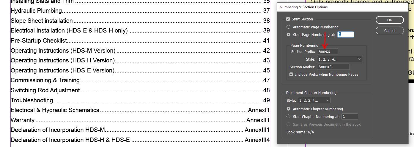 Solved: Can you add "Annex I, Annex II, Annex III..." text... - Adobe ...