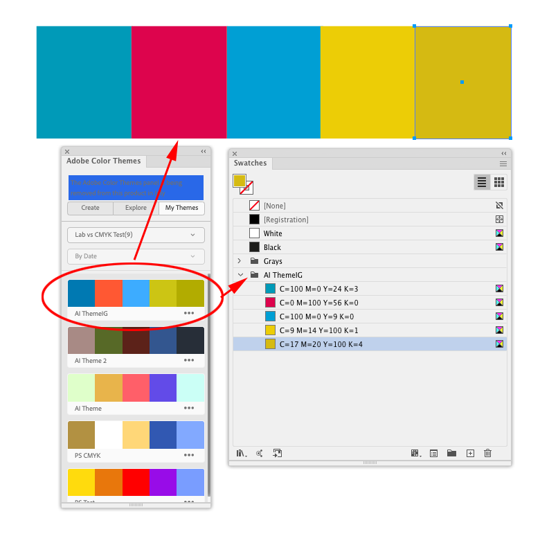 End of support for Adobe Color Themes panel - Adobe Community - 12150105