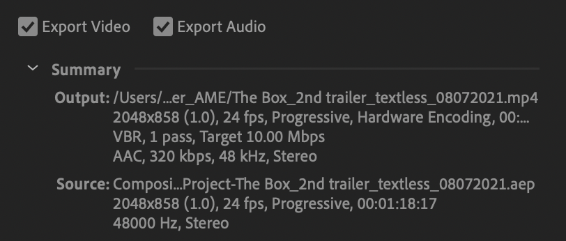 My after effects file will not export with my soun... - Adobe Community ...
