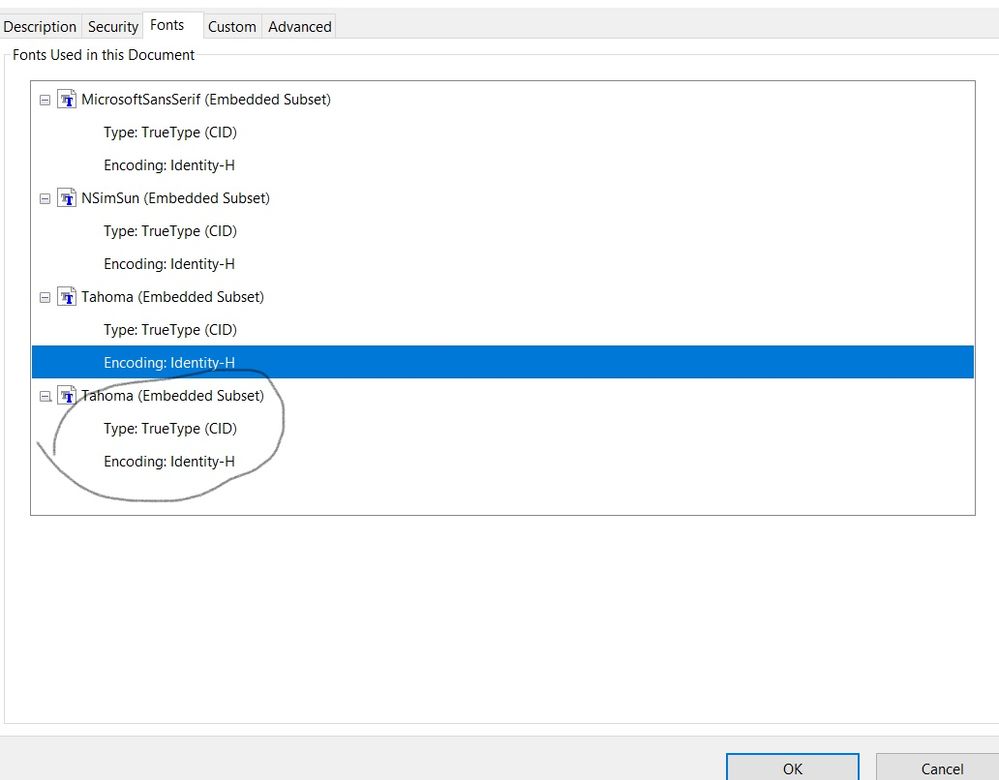 How Do I Remove My Embedded Font In Properties Adobe Community 12168762 