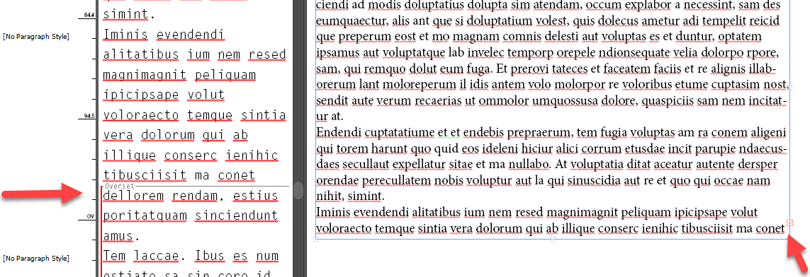 Solved: InDesign creating overset type for every hard retu... - Adobe ...