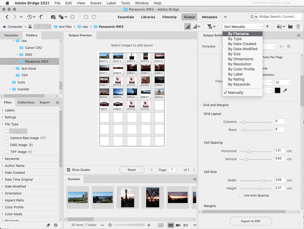 Contact Sheets Adobe Support Community 12182400 