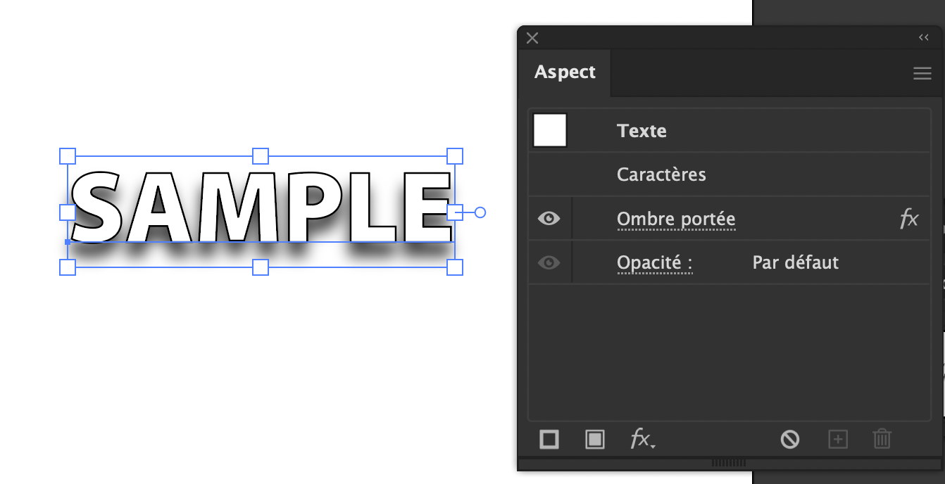 How to create a shadow/edge on Fonts instead of us... - Adobe Community ...