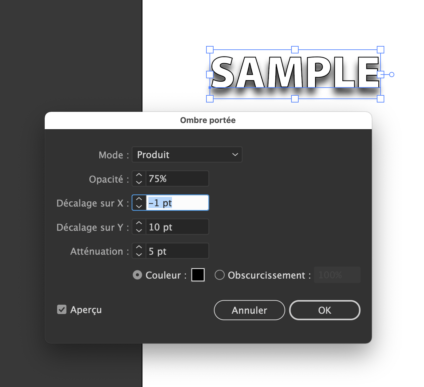 How to create a shadow/edge on Fonts instead of us... - Adobe Community ...
