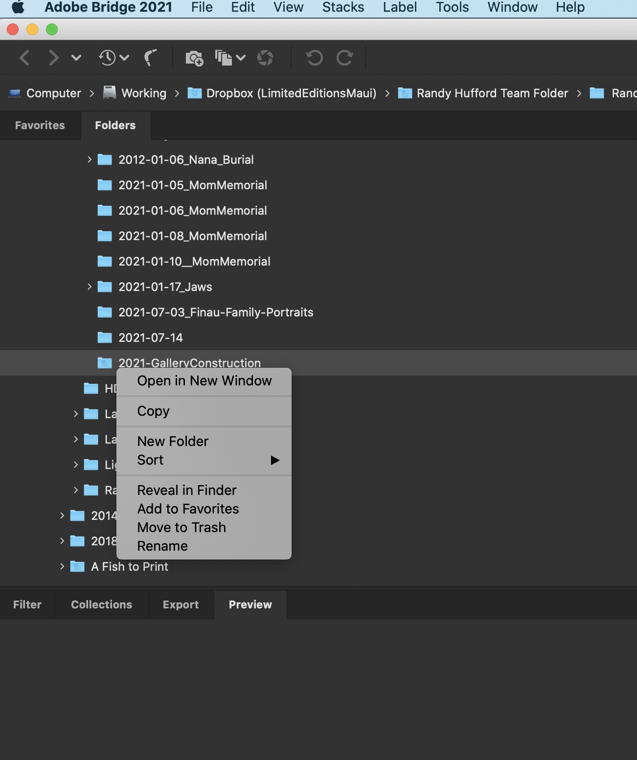 Solved: bridge folder name change - Adobe Product Community - 12190861