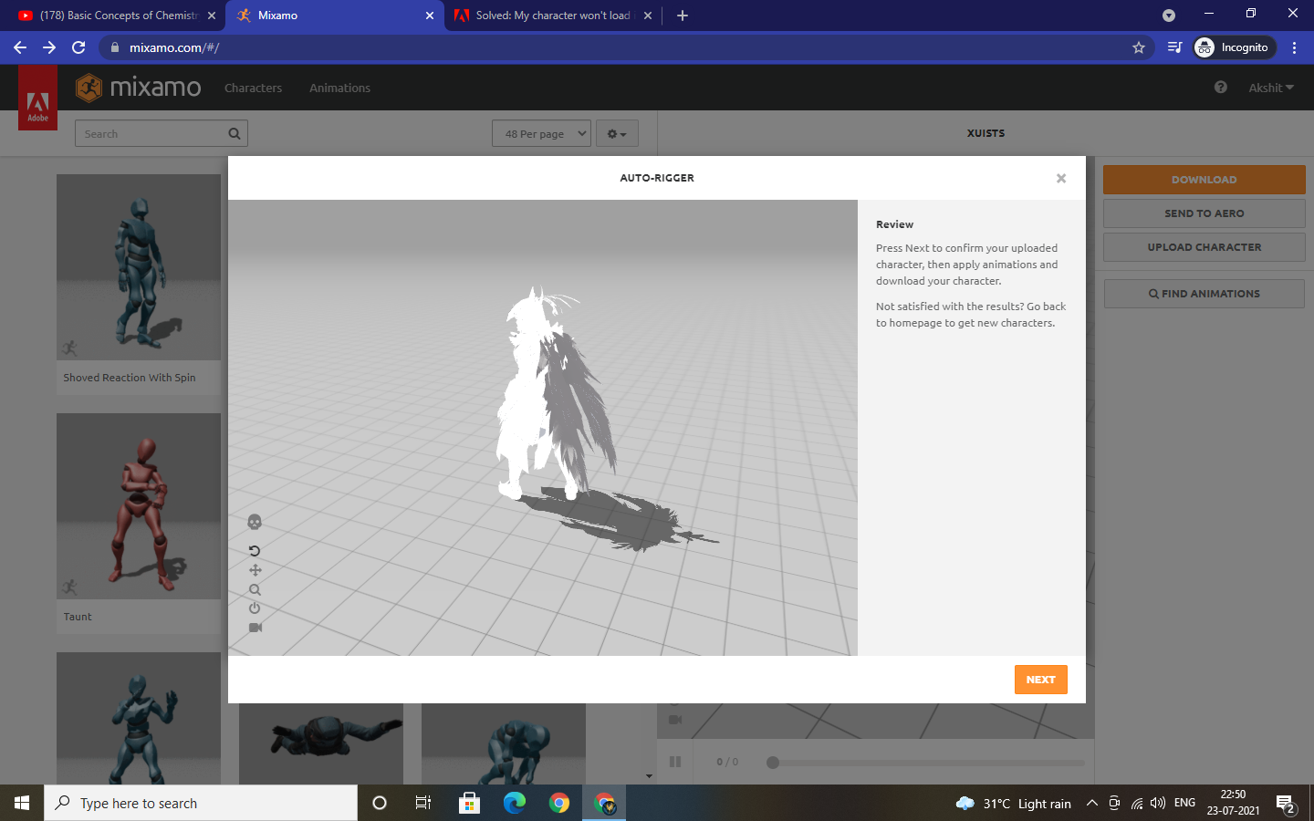 Solved: My character won't load in auto-rigger - Adobe Product ...