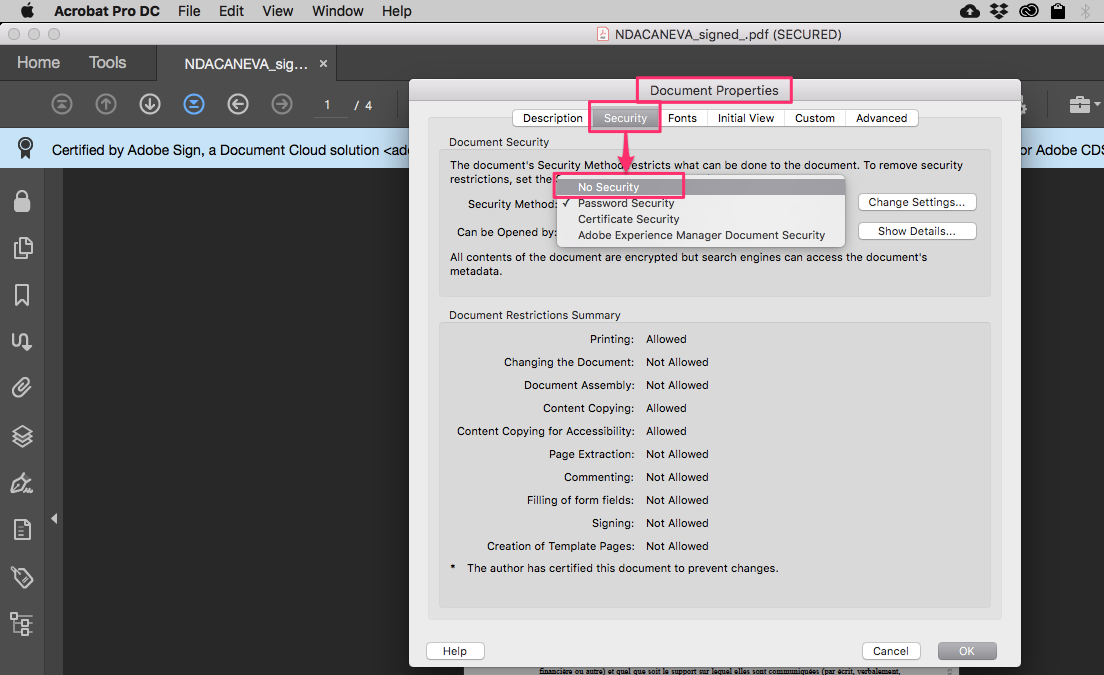 Editing a signed PDF : the infinite loop - Adobe Product Community ...