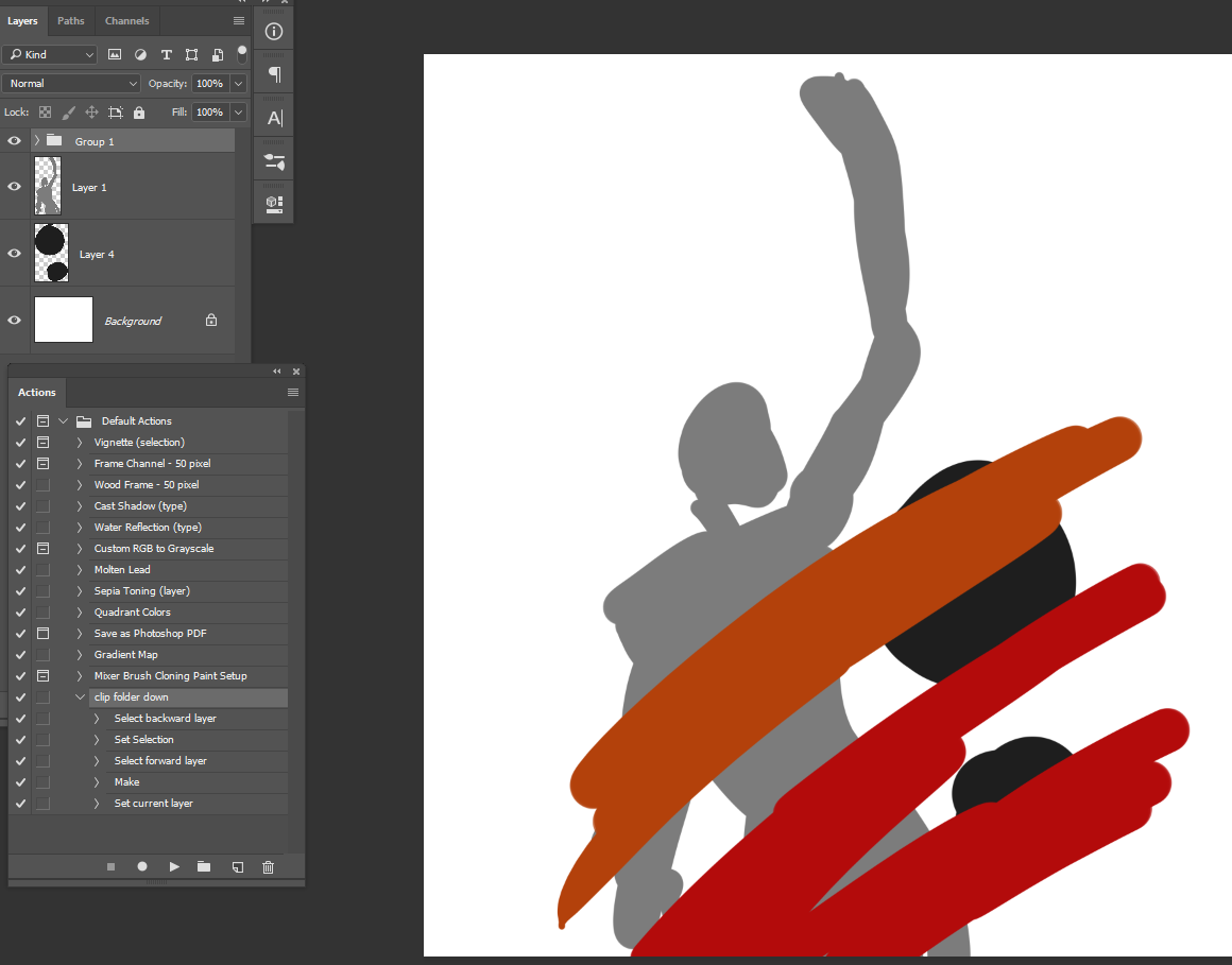P: Grouping layers clipped in a clipping mask. - Adobe Product ...