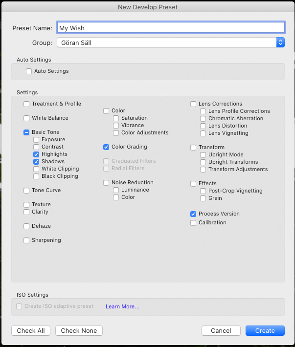 Lightroom: Have develop preset parameters viewable... - Adobe Community ...