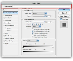 P: Allow renaming of Layers in Layer Styles dialog - Adobe Product ...
