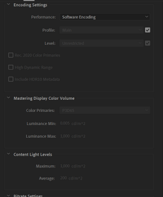 Hardware encoding causing quality issues in render... - Adobe Product ...