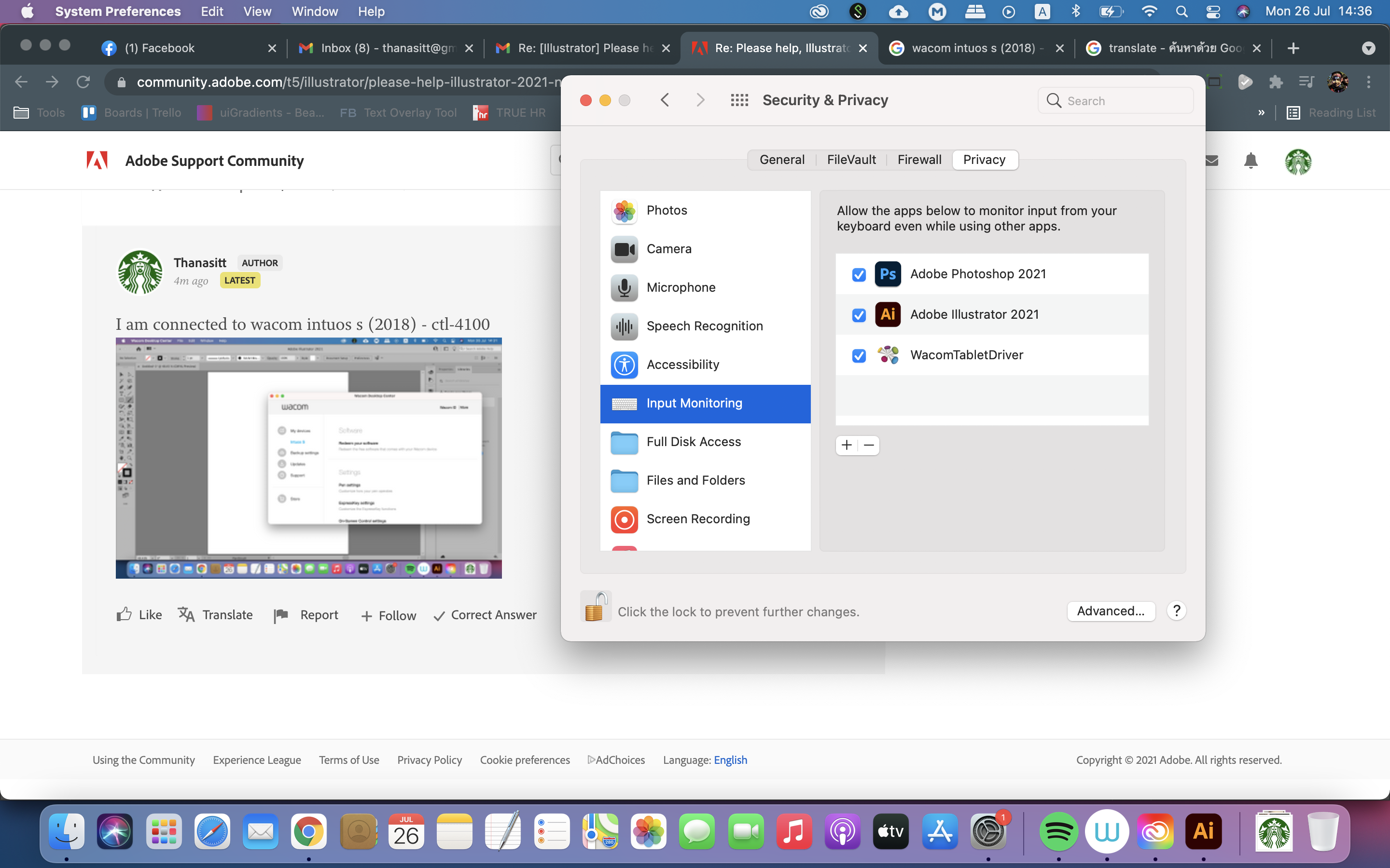 Please help, Illustrator 2021 not work perssure ?... - Adobe Product ...