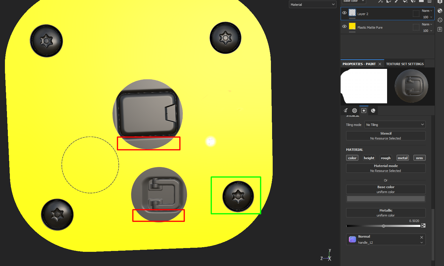 Solved: How to apply normal maps decal rectangular form wi... - Adobe ...