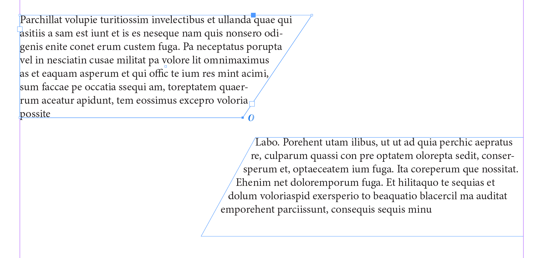 Help! Diagonal Text Wrapping - Adobe Community - 12215677