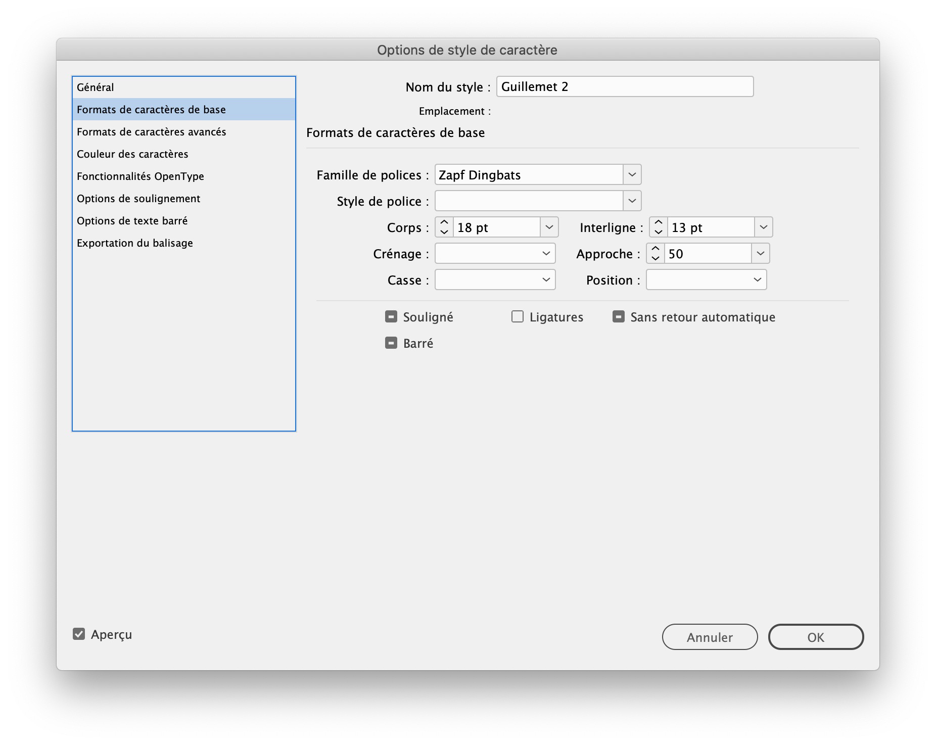 Insérer automatiquement un caractère espace en déb... - Adobe Product ...