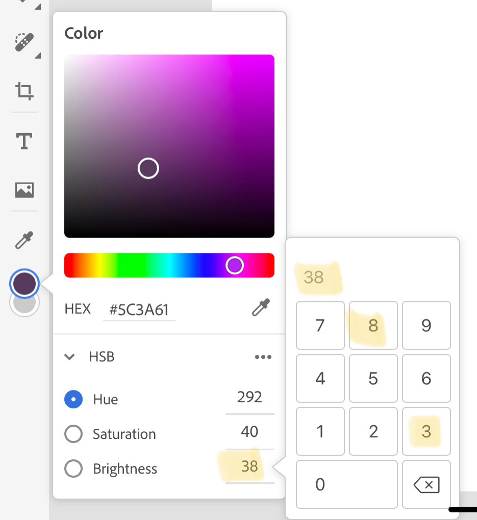 Solved: HSB color sliders not working - Adobe Product Community - 12216149