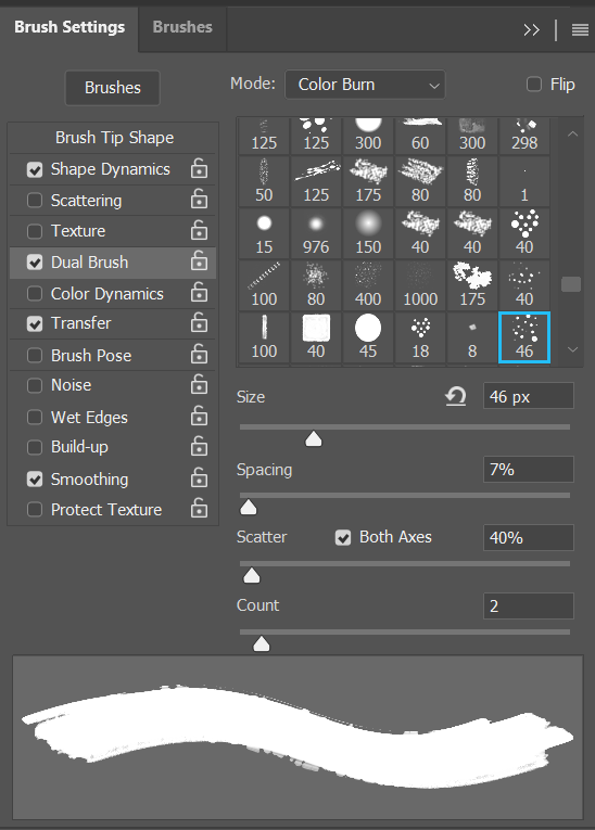 How to create a brush with a gradient effect in a ... - Adobe Product ...