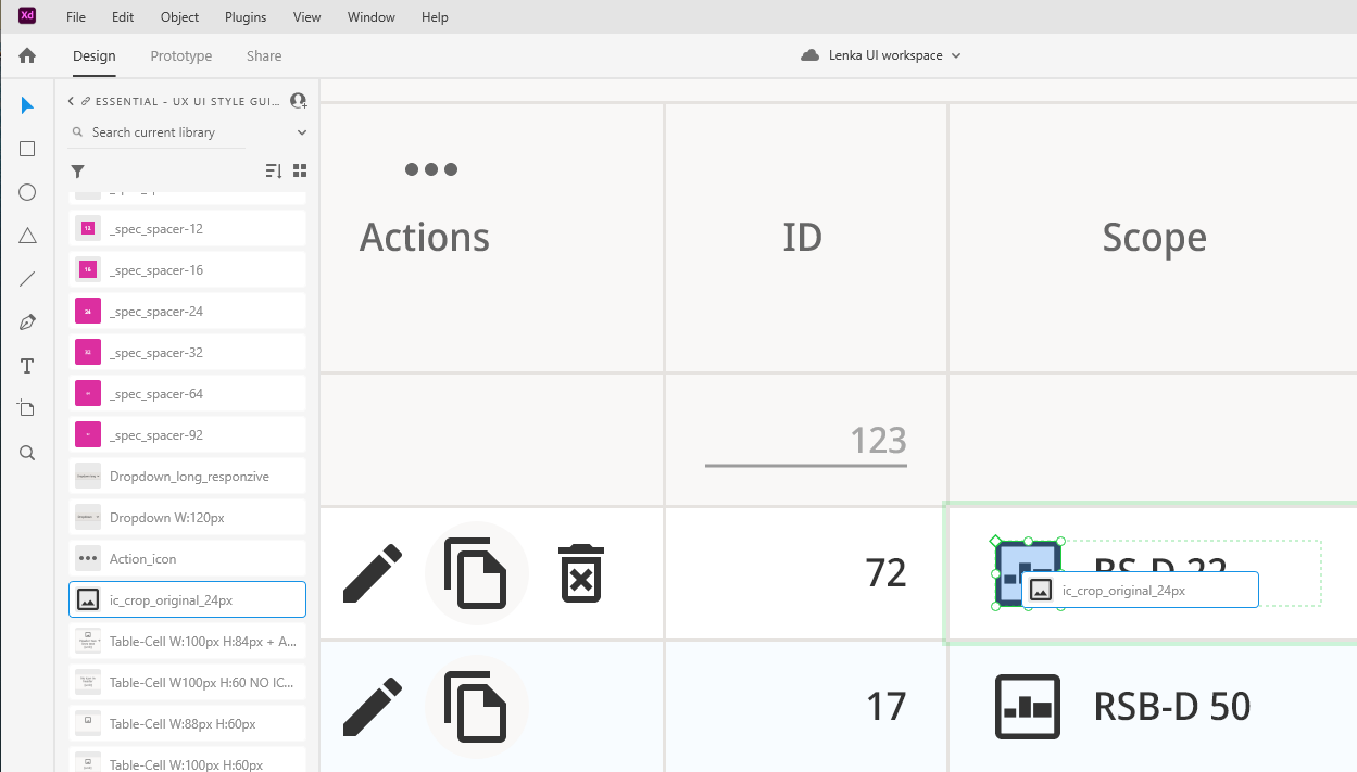 Different behaviour within Library vs. XD design s... - Adobe Product ...