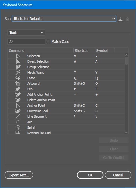Solved: Illustrator keyboard shortcuts changed - Adobe Community - 10763340