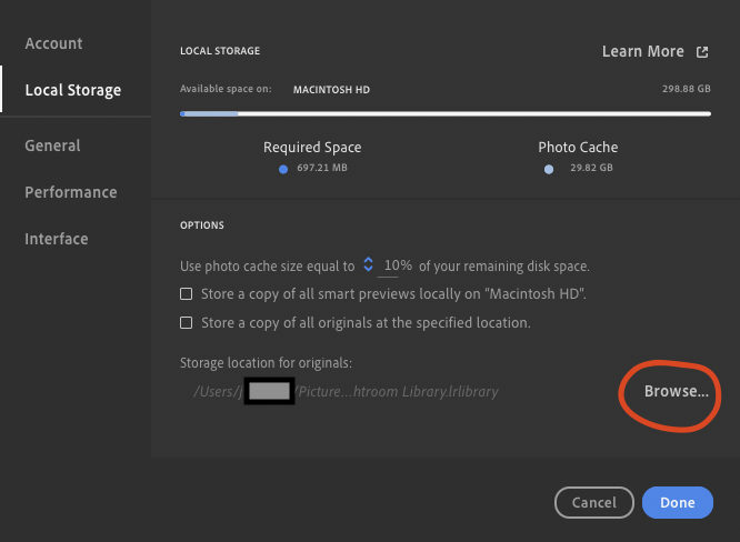 Solved: Lightroom on PC - Change photo cache location - Adobe Product ...