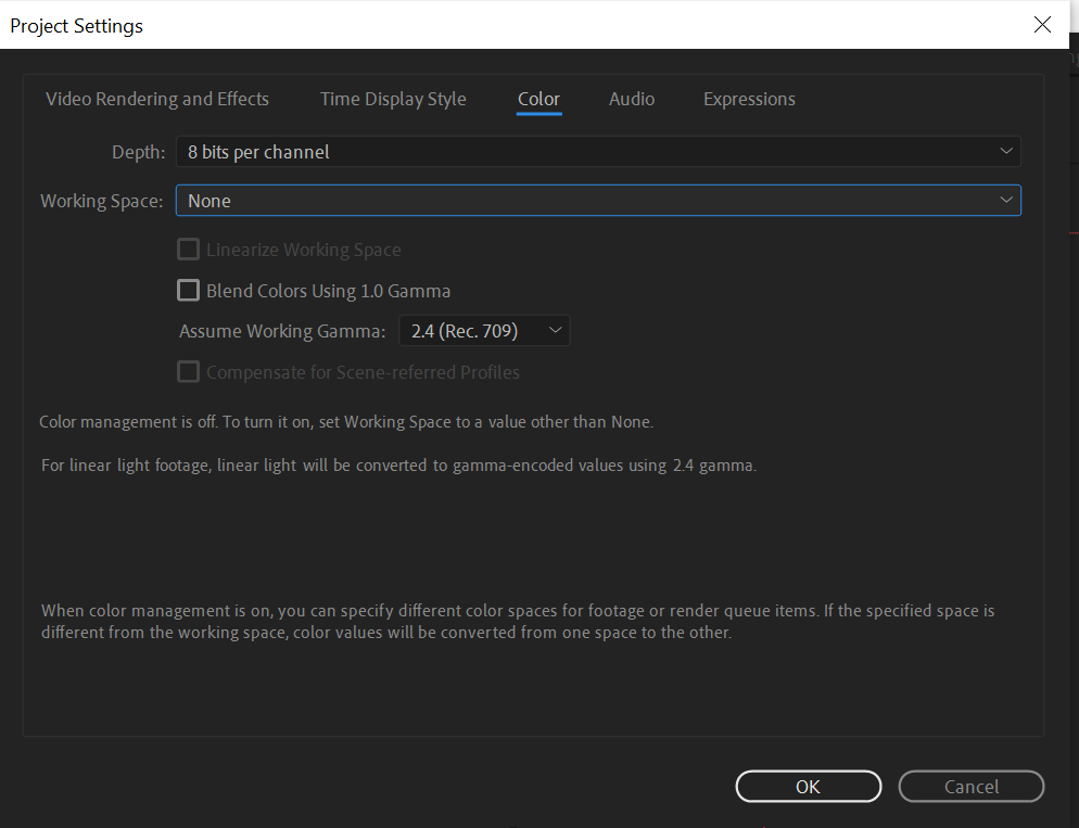 Solved: Washed out colors on After Effects when rendering ... - Adobe Product Community - 9626848