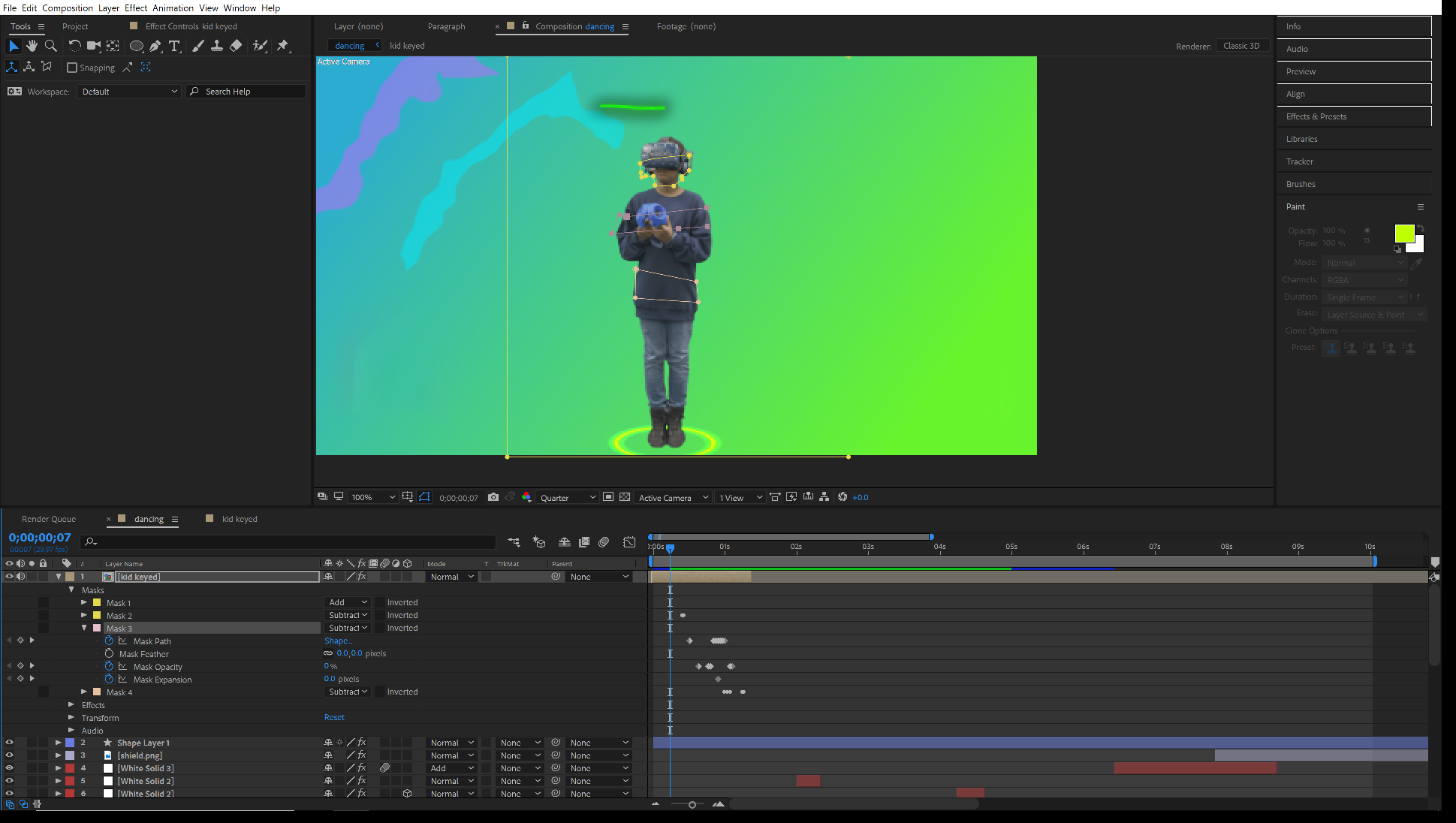 Mask goes over wrong layers during render? - Adobe Community - 10765489