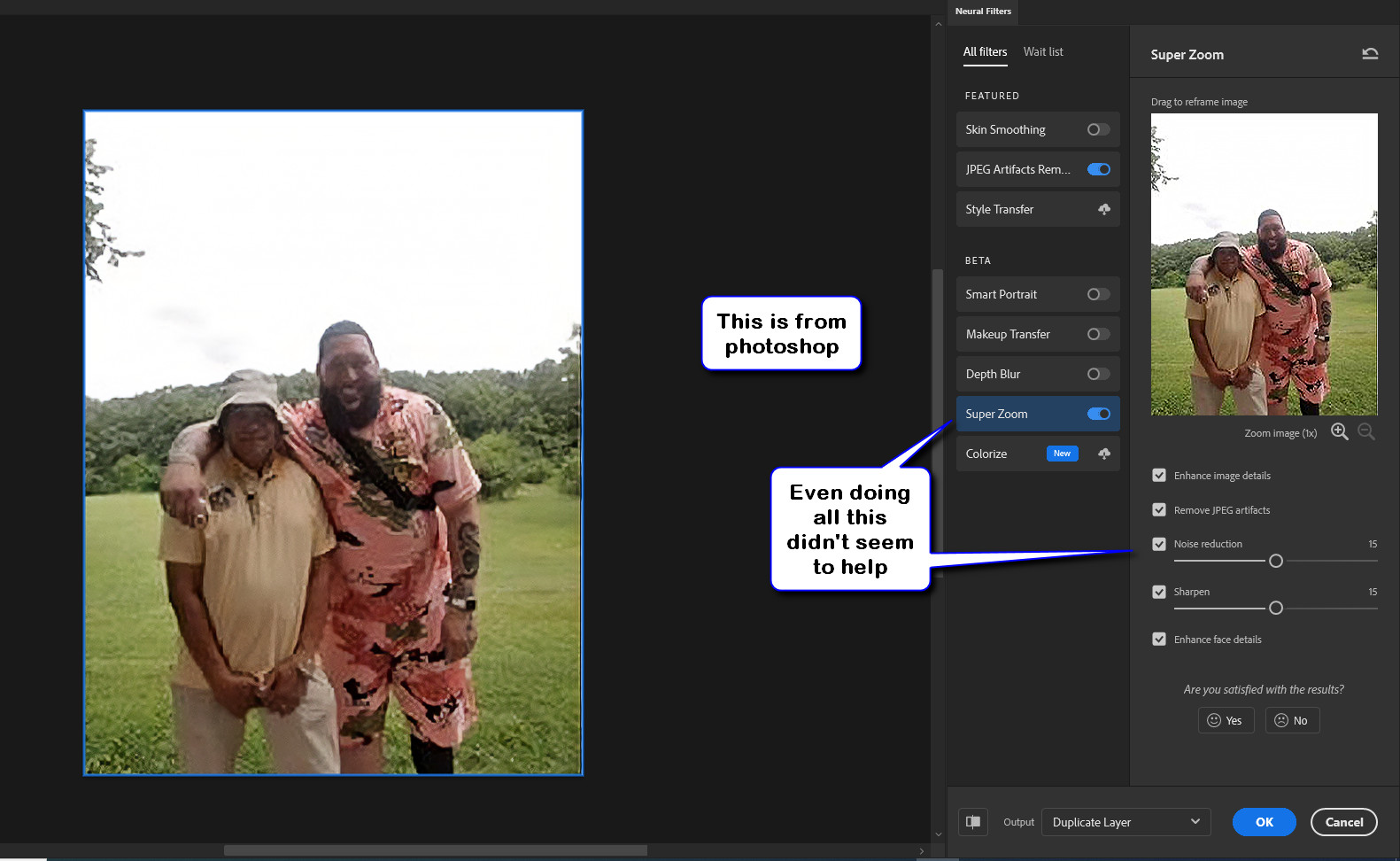 blurry/grainy photo - Adobe Product Community - 12322690