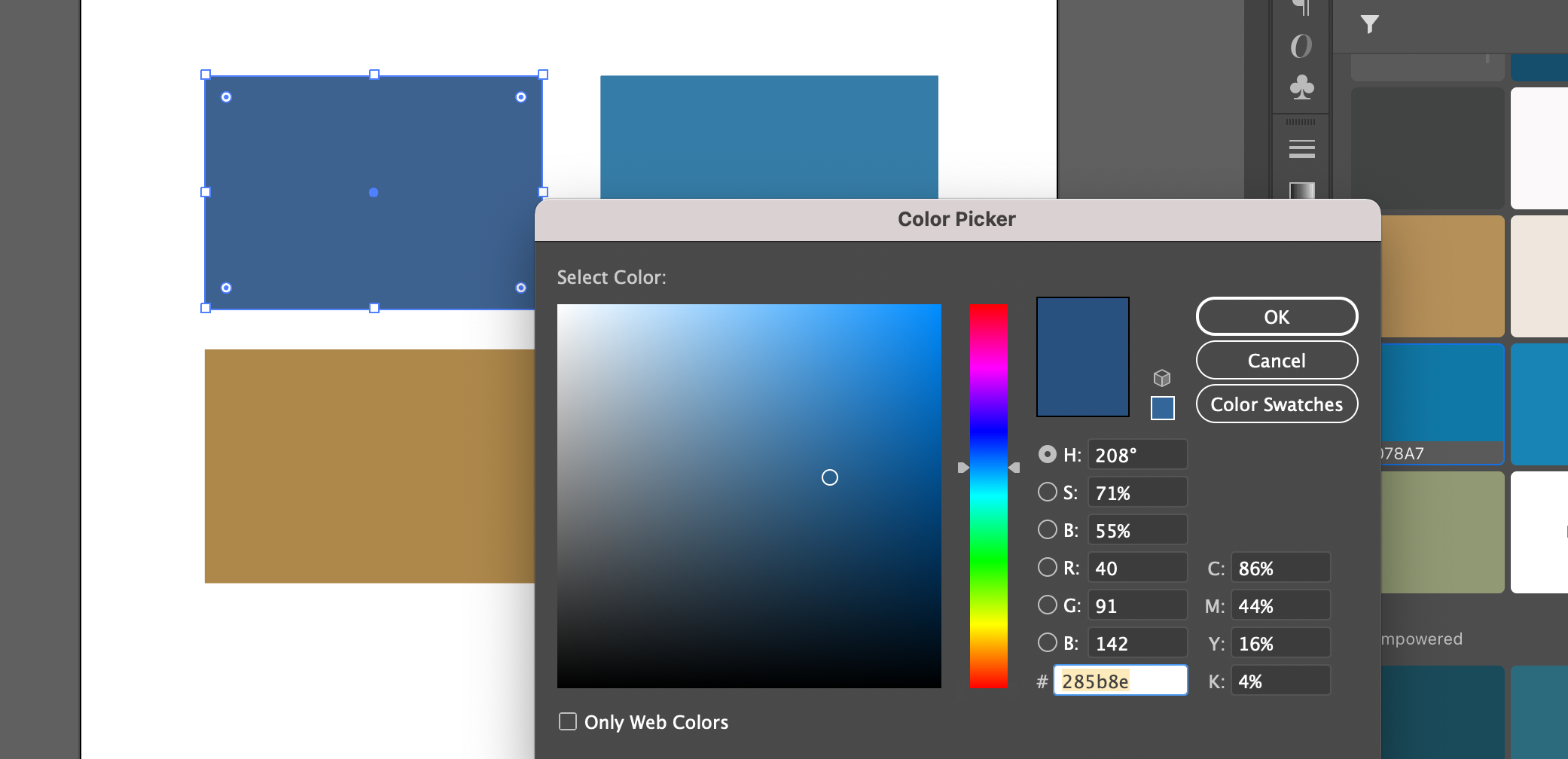 Solved: Illustrator & Indesign: Colors in library change #... - Adobe ...