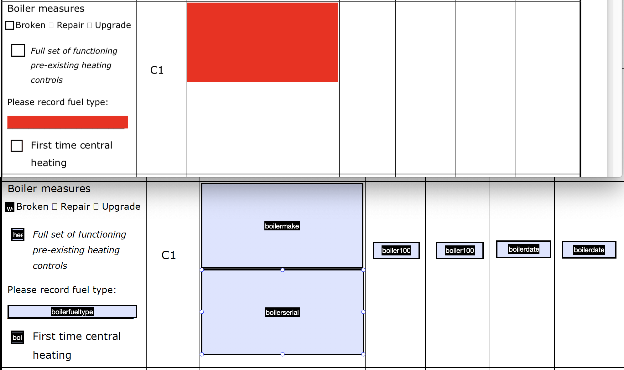 Red solid blocks appearing - Adobe Product Community - 12326524