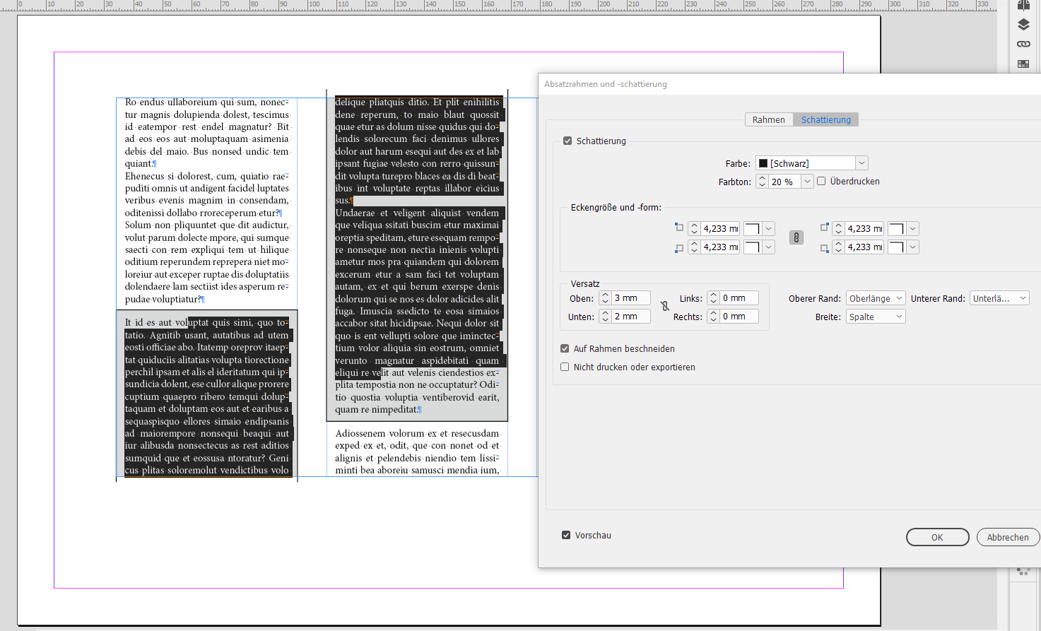Merge consecutive borders over several pages - Adobe Support Community ...