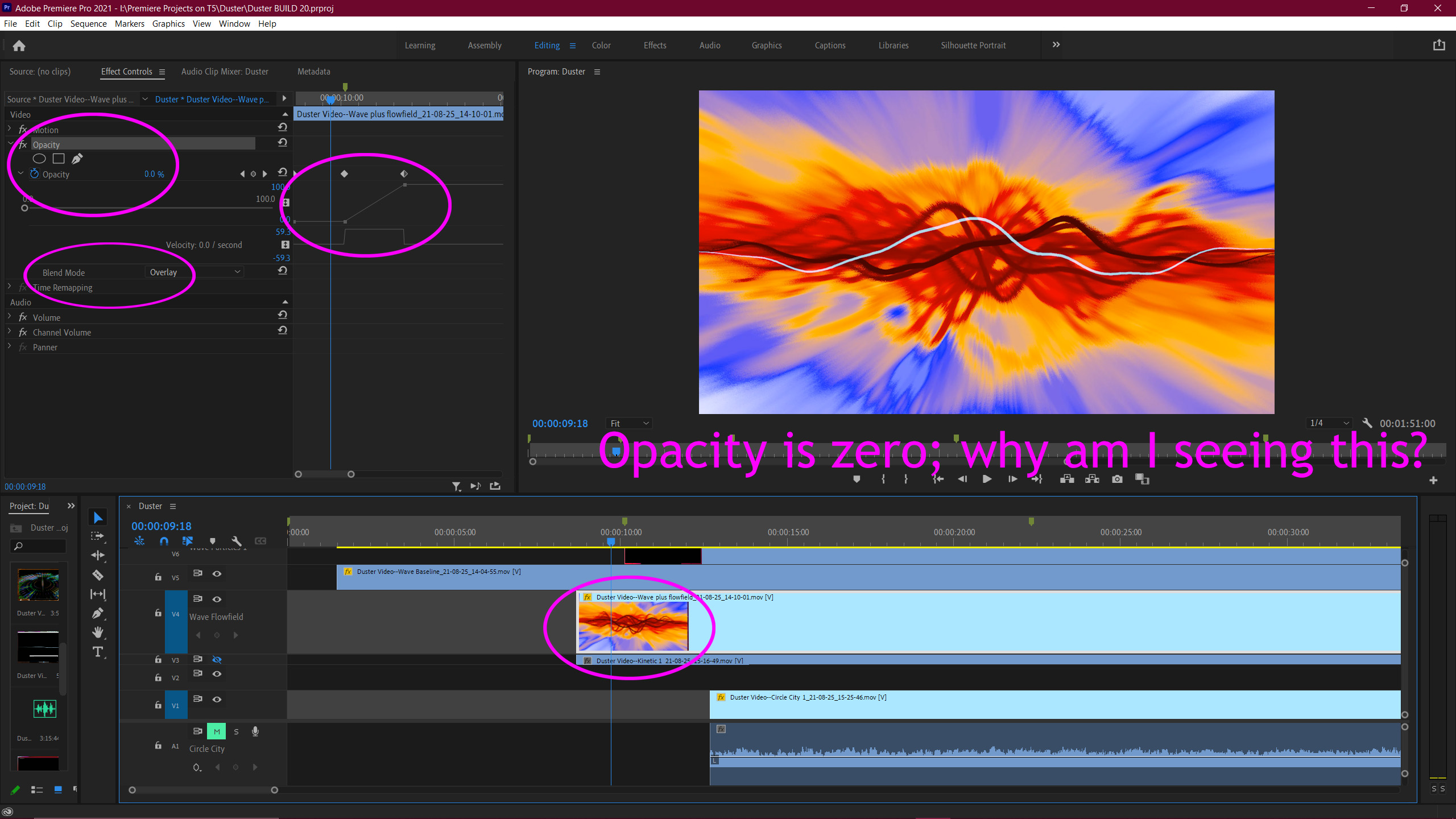 Solved: [15.4.1 Windows 10] Video clip Opacity has no effe... - Adobe ...