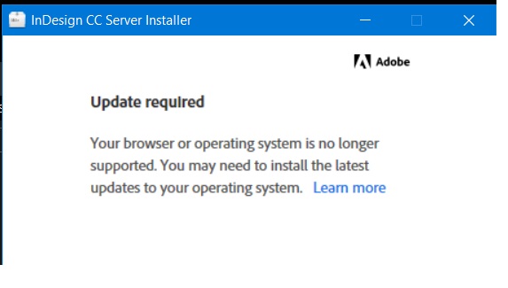 Solved: InDesign Server fails install on Server 2019 - Adobe Product ...