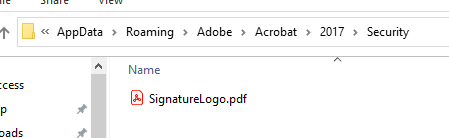 Solved: How do I change the background logo of a signature... - Adobe ...
