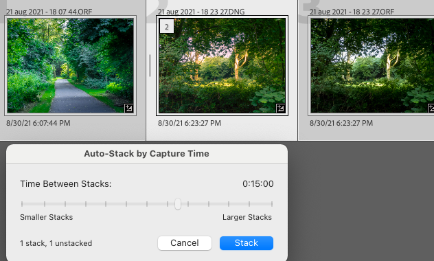 P: Auto-Stack By Capture Time sometimes stacks pho... - Adobe Product ...
