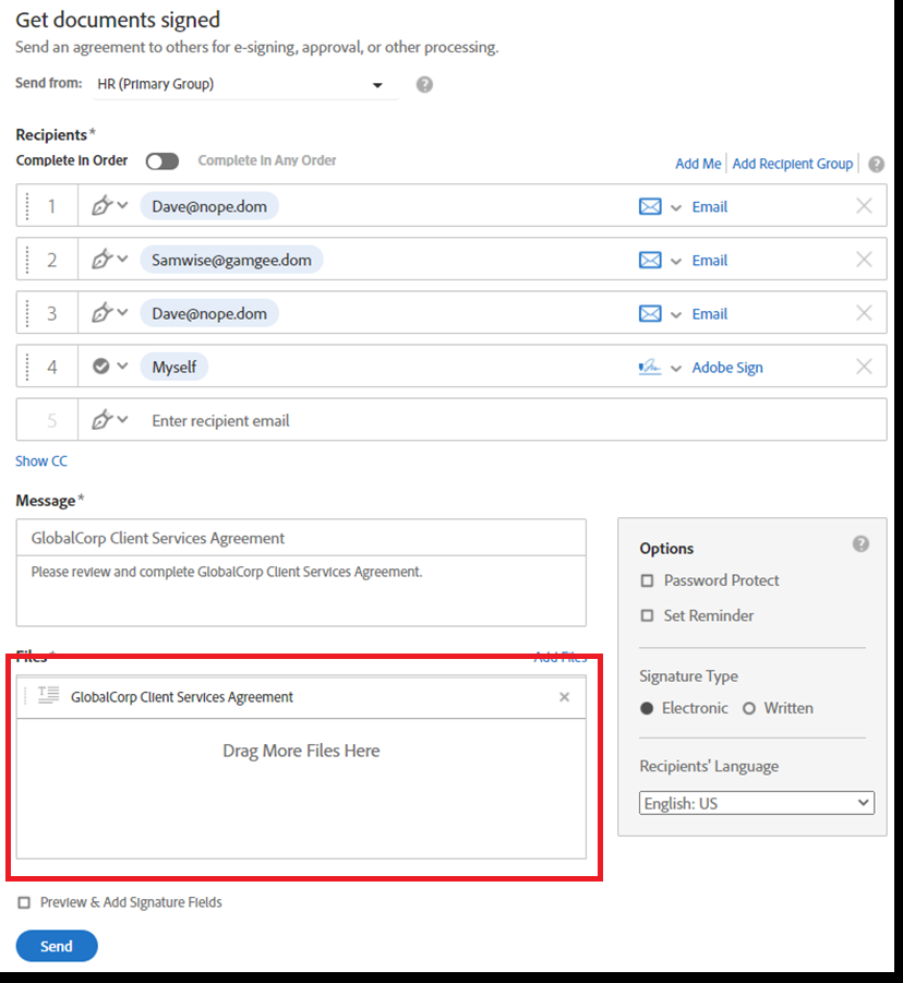 How to make the to be signed document automaticall... - Adobe Product ...