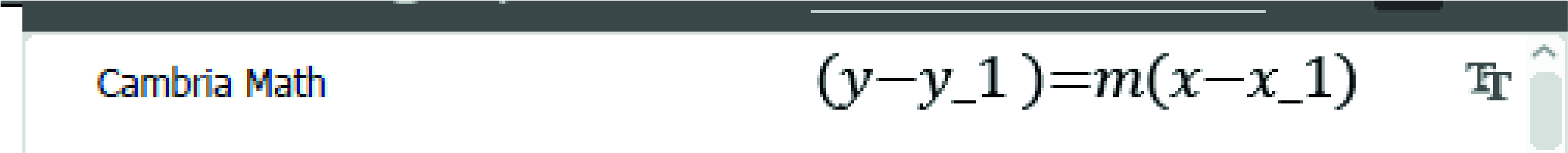 Solved: Cambria Math in illustrator not showing Characters - Adobe ...