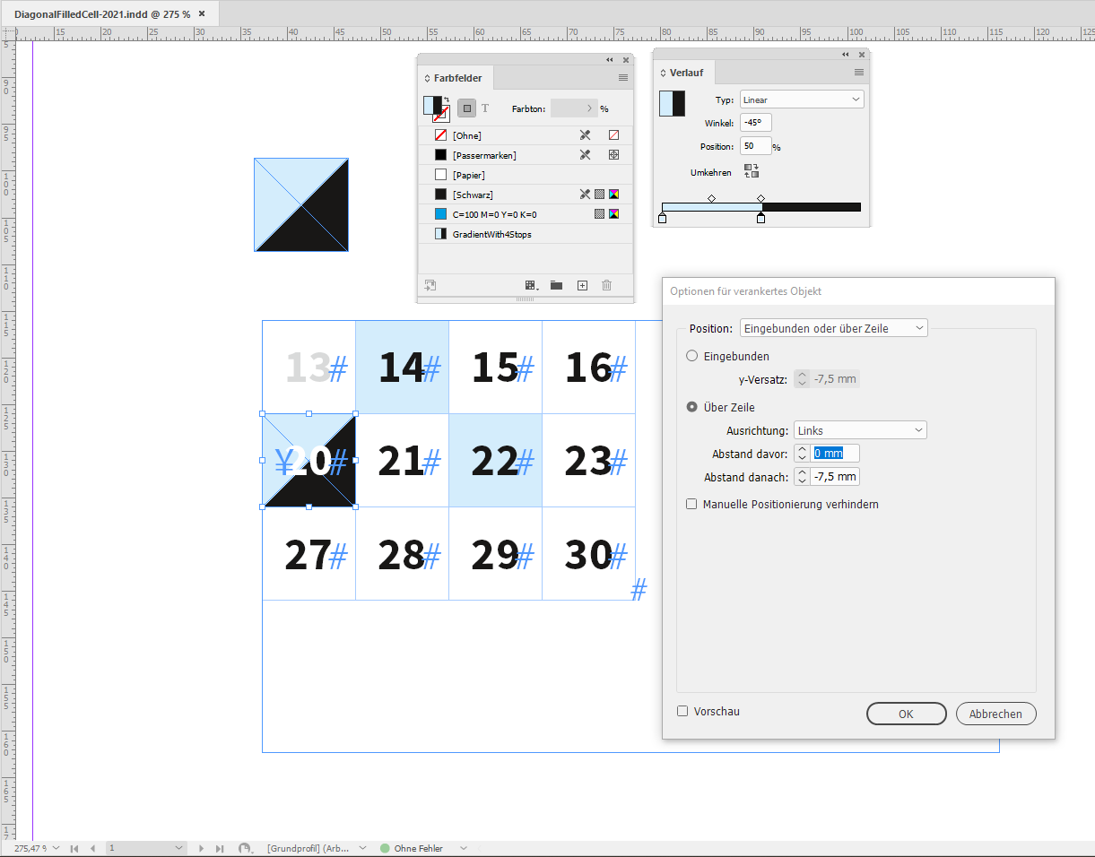 Solved: Half fill Table Cell - Adobe Product Community - 12393620