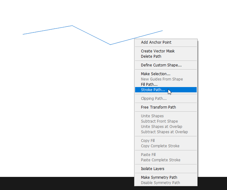pen tool options bar - Adobe Support Community - 12398519