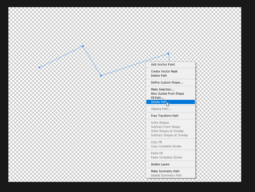 pen tool options bar - Adobe Support Community - 12398519
