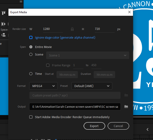 Solved: Animate 2021 export video/media: mp4 looks terribl... - Adobe ...