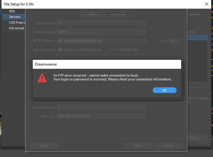 Help Needed! SFTP Connection Error "An FTP error o... - Adobe Product ...