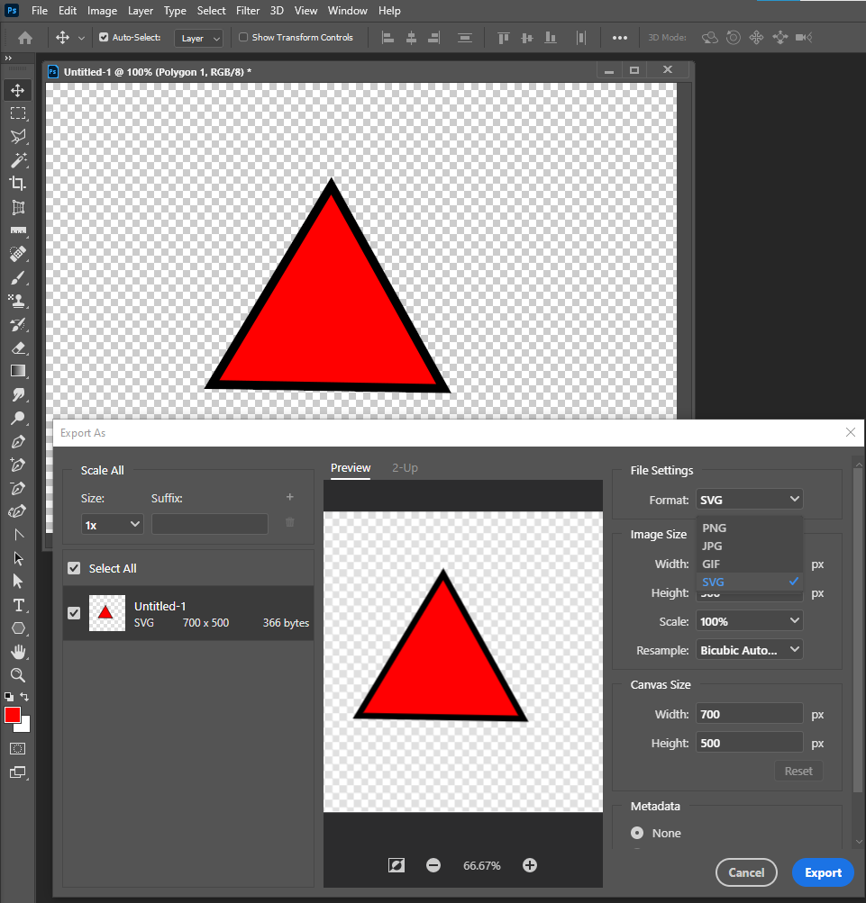 Solved: P: How to export to SVG from Photoshop? - Adobe Product ...