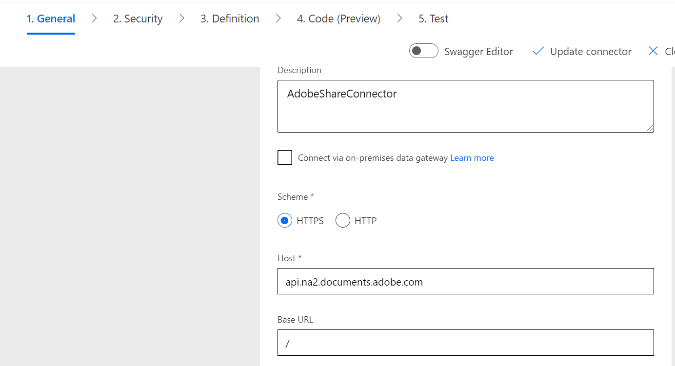 Creating Custom Connector for Adobe Sign - Adobe Product Community - 12408150