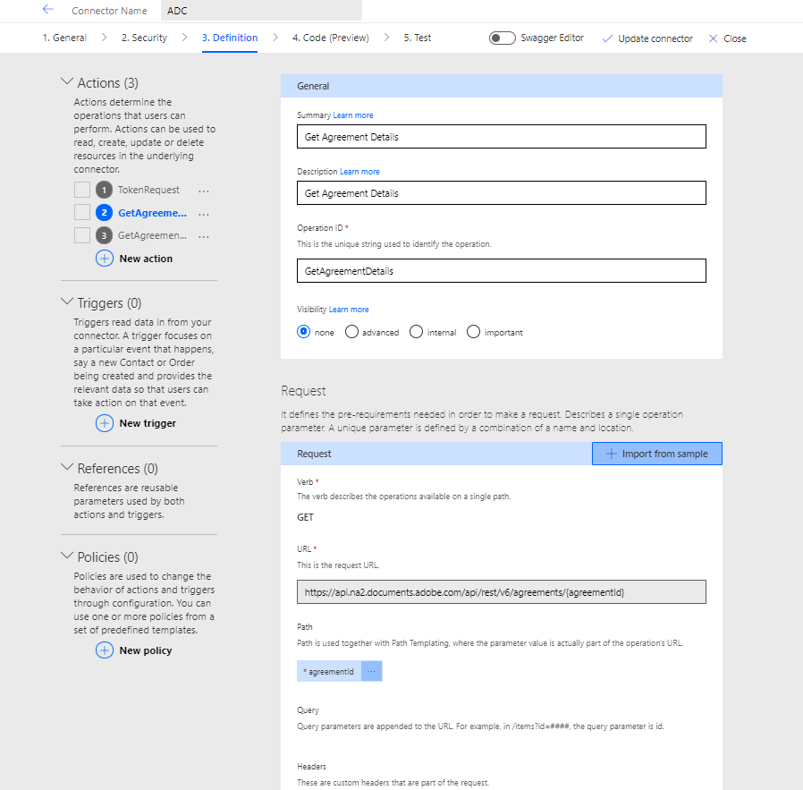 Creating Custom Connector for Adobe Sign - Adobe Product Community ...