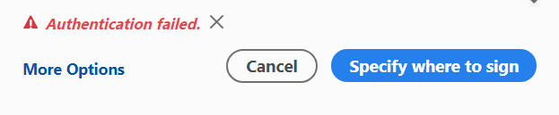 Solved: Authentication Failed in Adobe Acrobat Pro - Adobe Product ...
