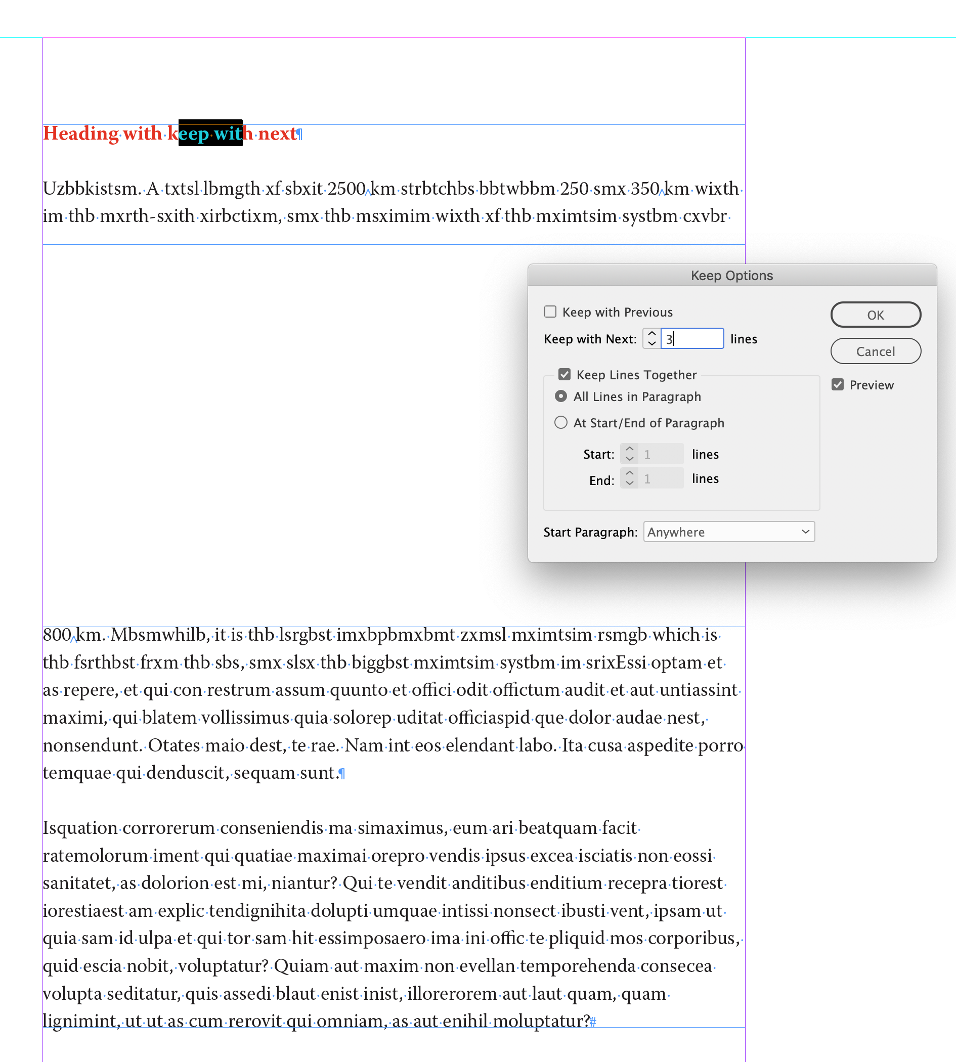 InDesign keep logic bug - Adobe Support Community - 12411774