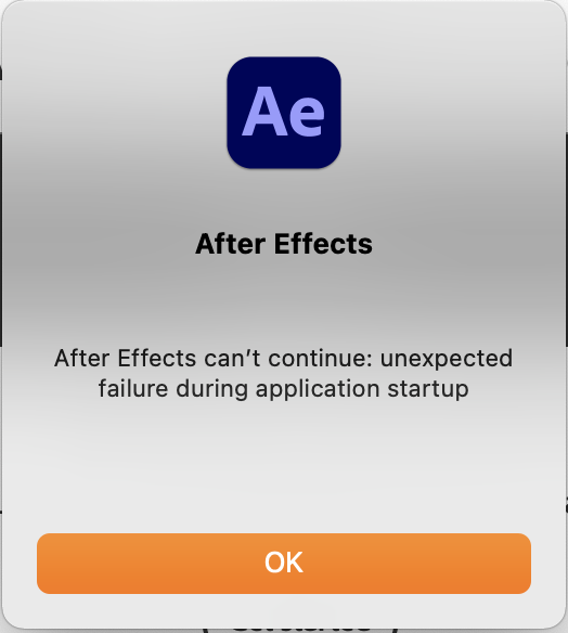 After Effects 2021 crashes when launching - Adobe Community - 12414845