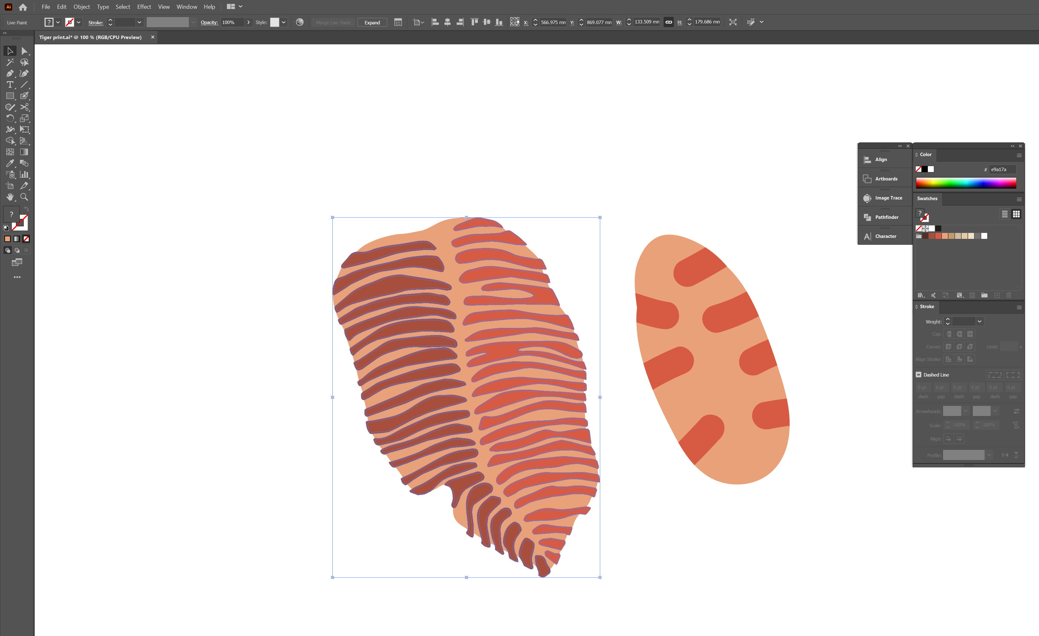 Clipping Mask from Image Trace - Adobe Community - 12414917