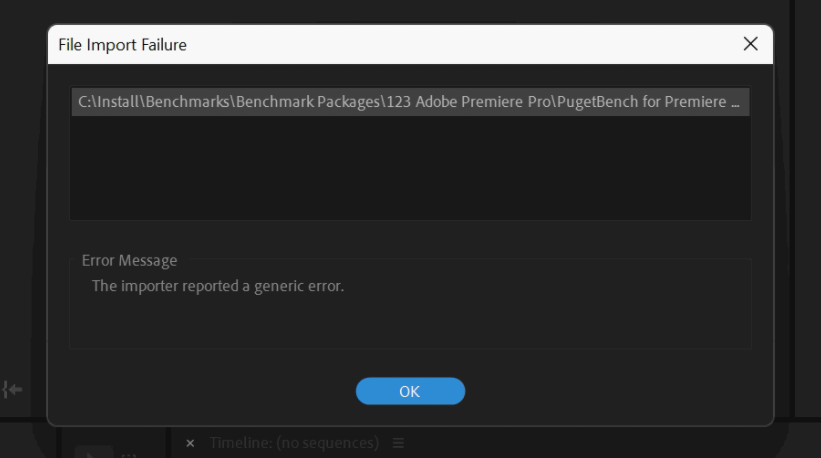 HEVC files cannot be imported on Windows 11 with C... - Adobe Product ...