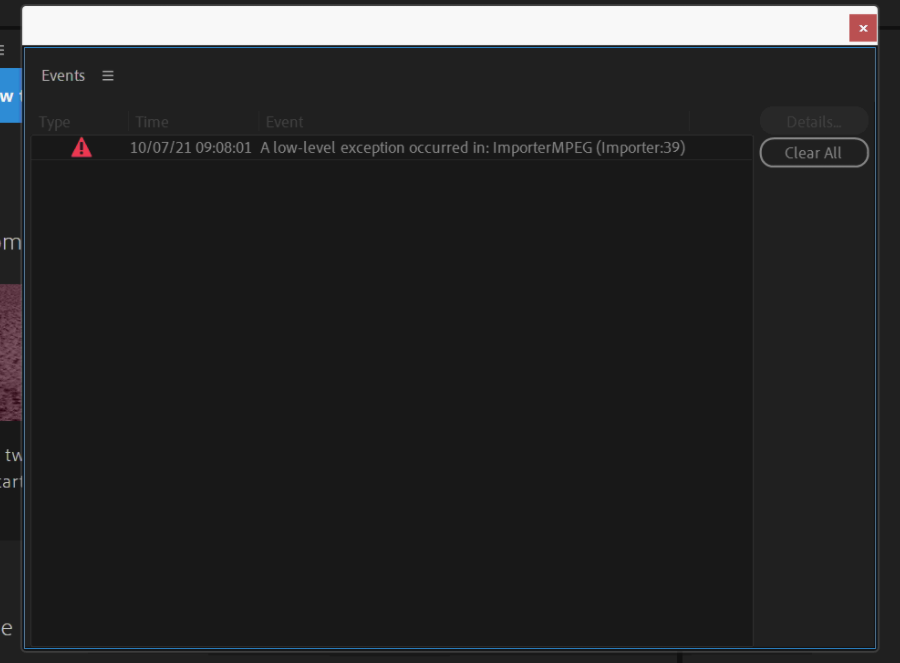 HEVC files cannot be imported on Windows 11 with C... - Adobe Product ...